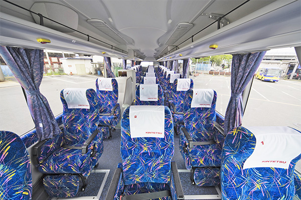 近鉄バス シート（一例）